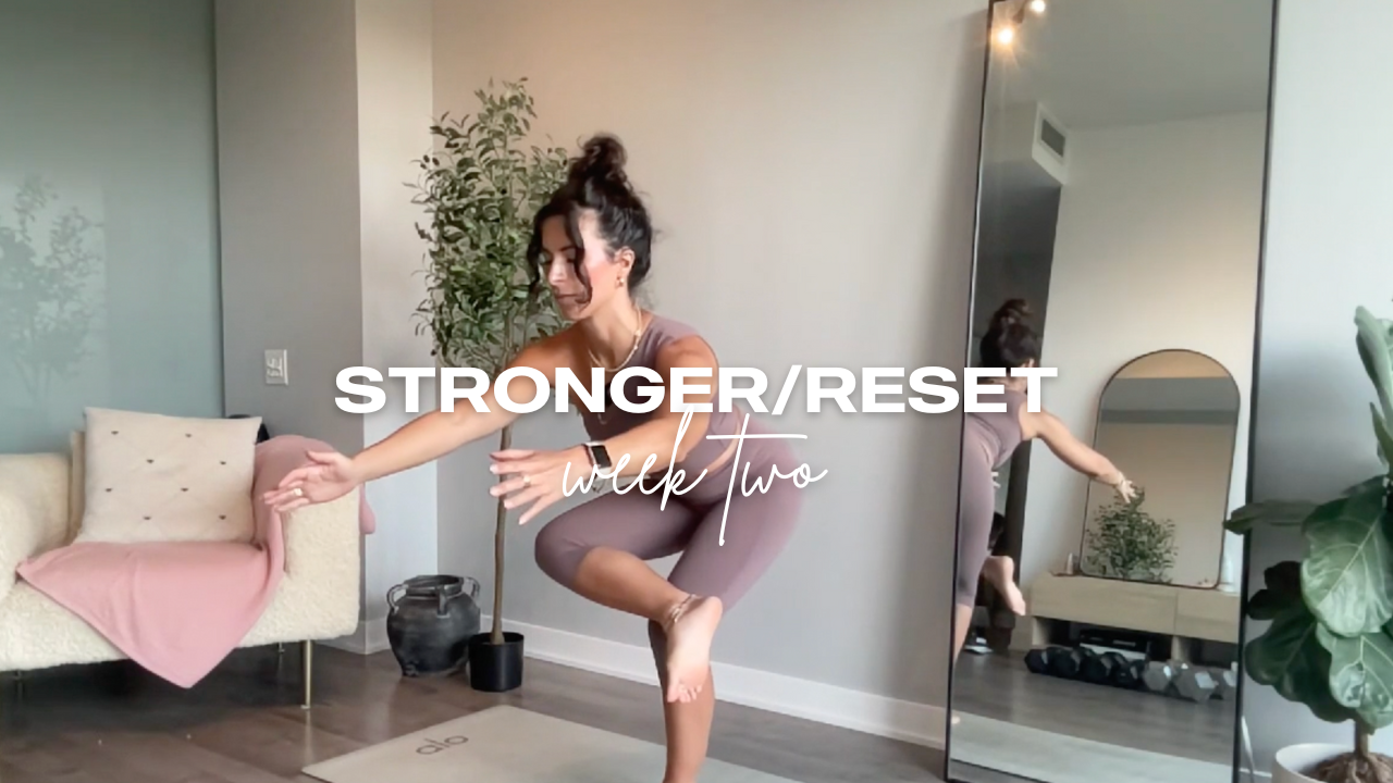25 Min Full Body Stretching & Mobility Reset // STRONGERRESET - Week T – STRONGERWITHKM